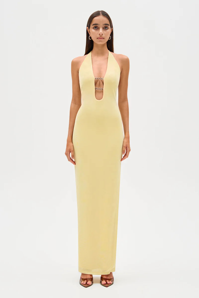 Misha - Yesenia Jersey Maxi Dress – No Strings Dress Hire