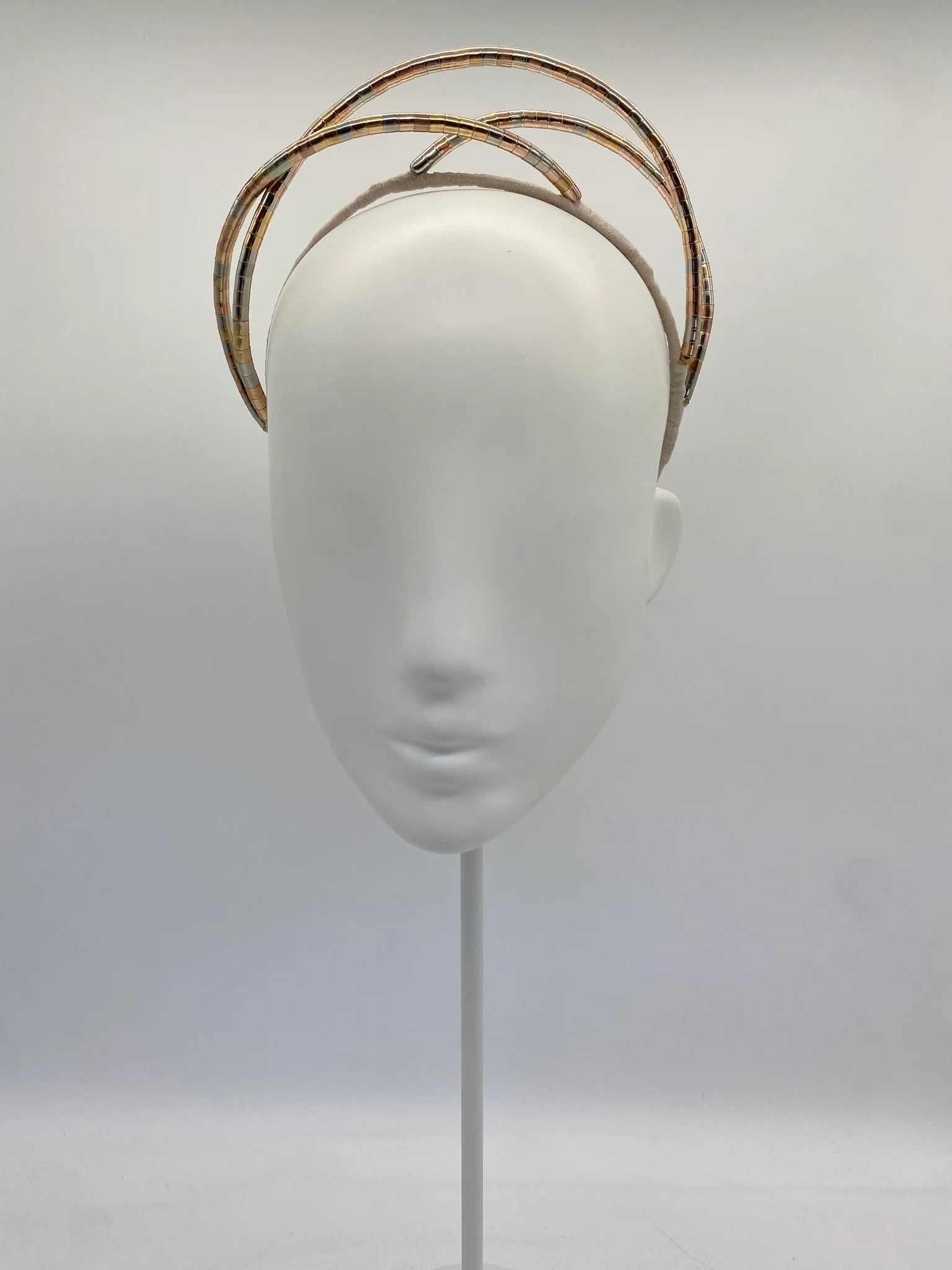 Lisa Hughes Millinery - Touch of gold – No Strings Dress Hire