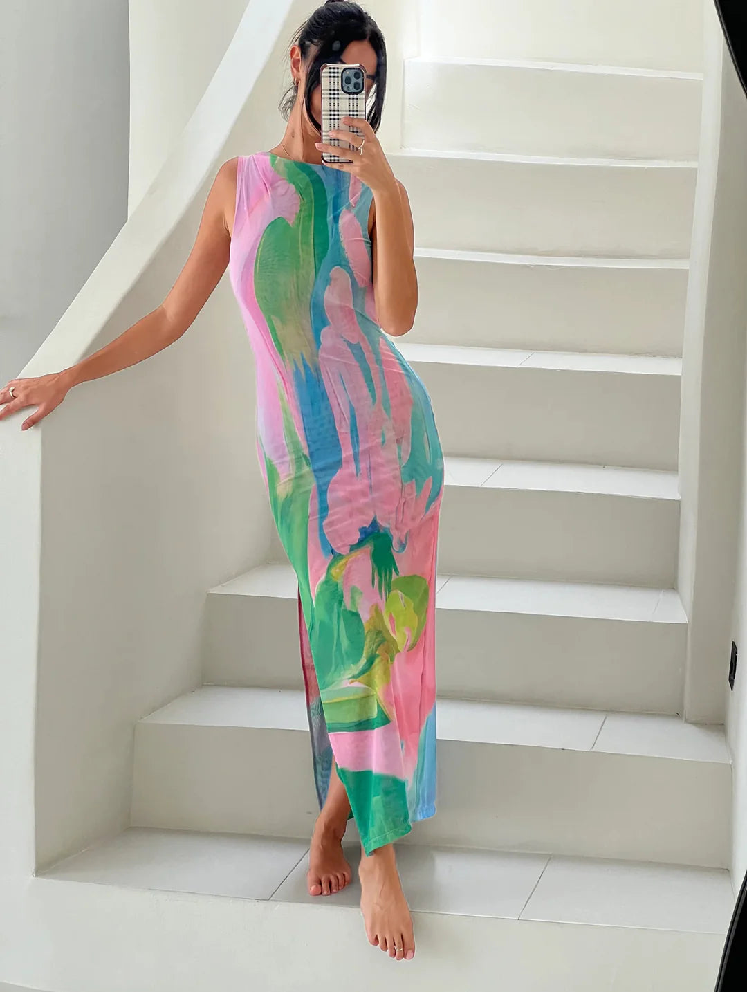She is Olla - Luelle Midi Dress in Gaia – No Strings Dress Hire